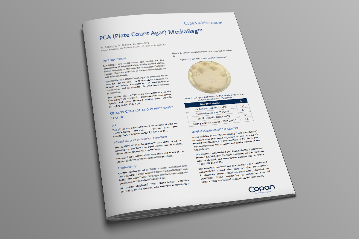 PCA MediaBag™ – ready-to-use agar for microbiological testing ...